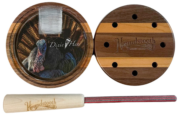 DIXIE HEN™️ Crystal Turkey Call – Houndstooth Game Calls